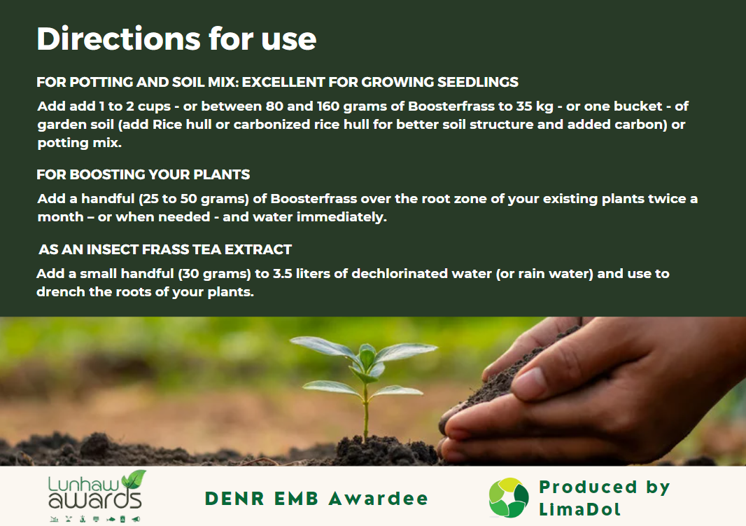Booster Frass BSF fertilizer - LimaDOL